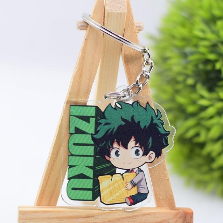 My Hero Academia Izuku Midoriya Deku Keychain - My Hero Academia Store