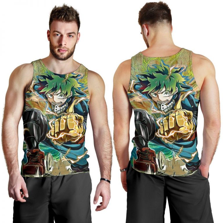 Raging Deku Premium Tank Top - My Hero Academia Store